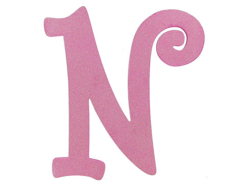 11 1/2" Hot Pink Glitter Letter - N | Shop Hobby Lobby - ClipArt Best ...