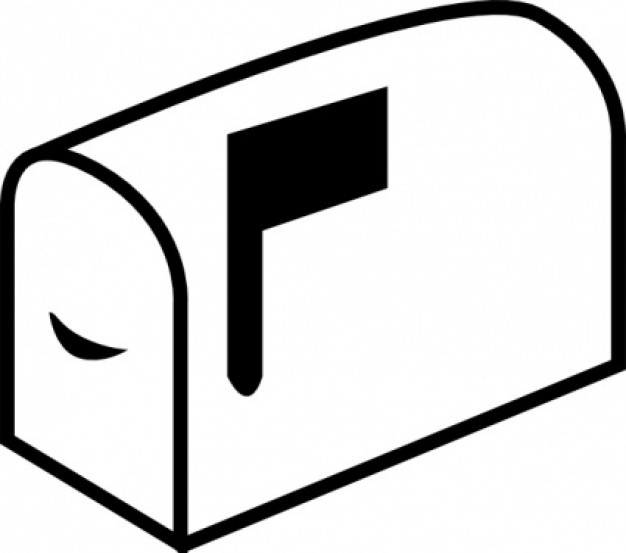 Mailbox With Flag clip art | Download free Vector - ClipArt Best ...