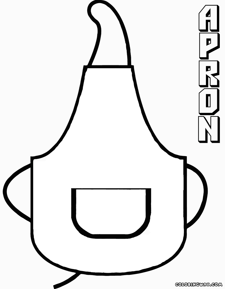 Apron coloring pages | Coloring pages to download and print - ClipArt ...