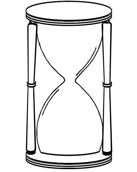 Empty Hourglass Clipart
