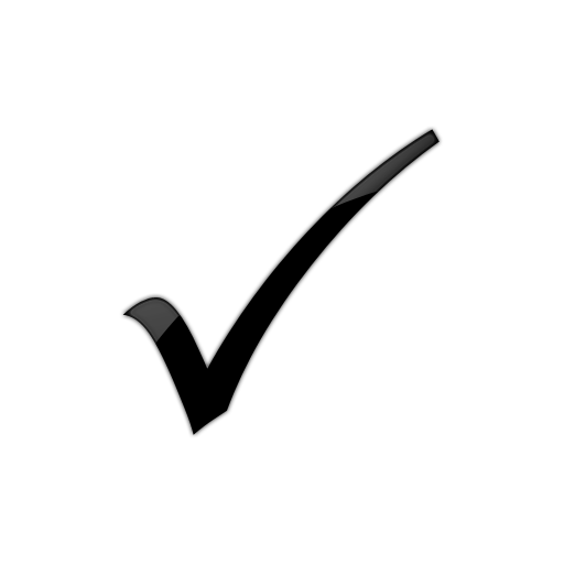 Black Check Mark Image - ClipArt Best