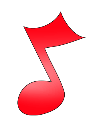 Musical Symbol In Red - ClipArt Best