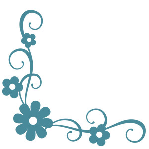 Simple Flower Corner Designs