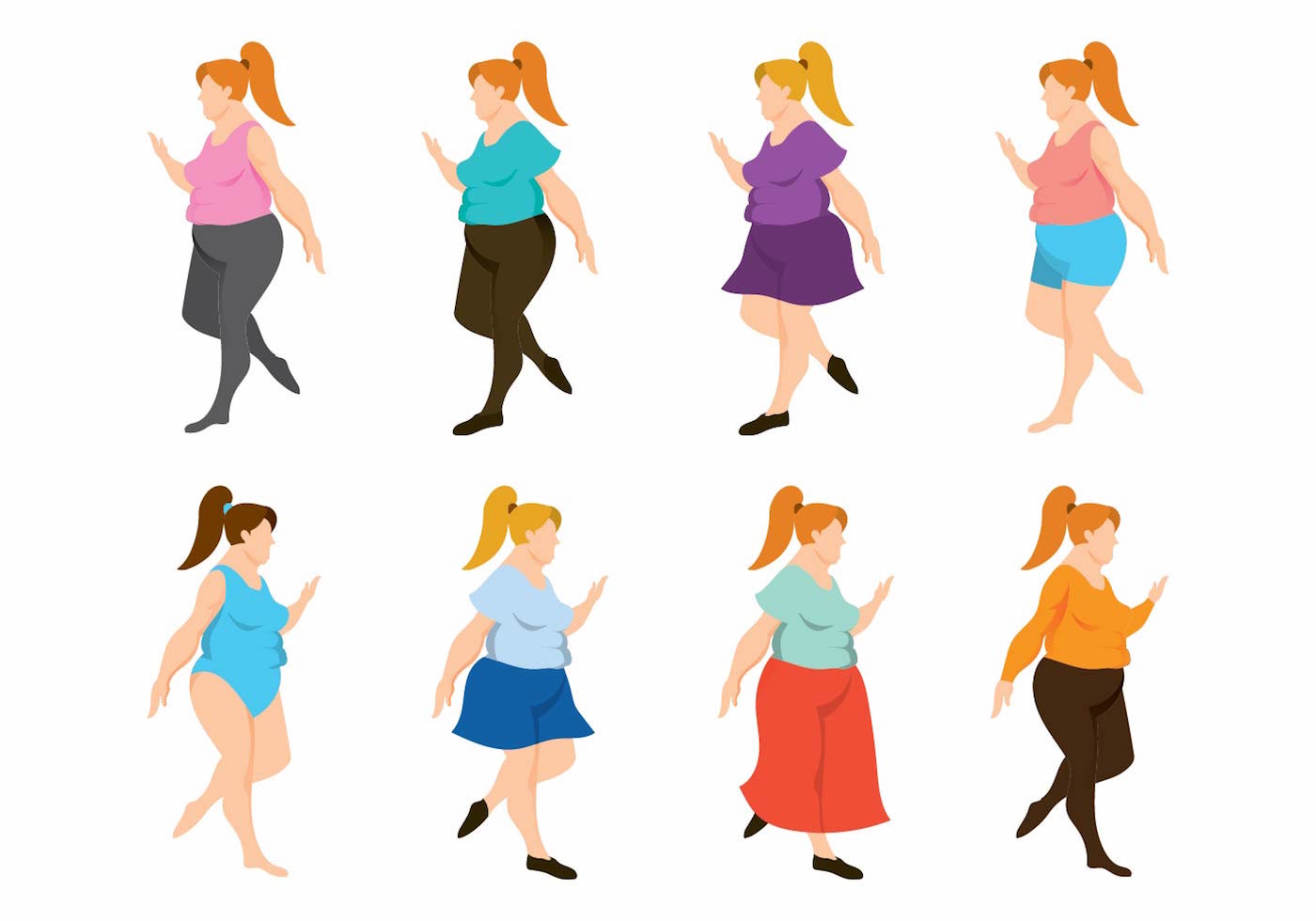Fat Women Free Vector Art - (3324 Free Downloads) - ClipArt Best ...