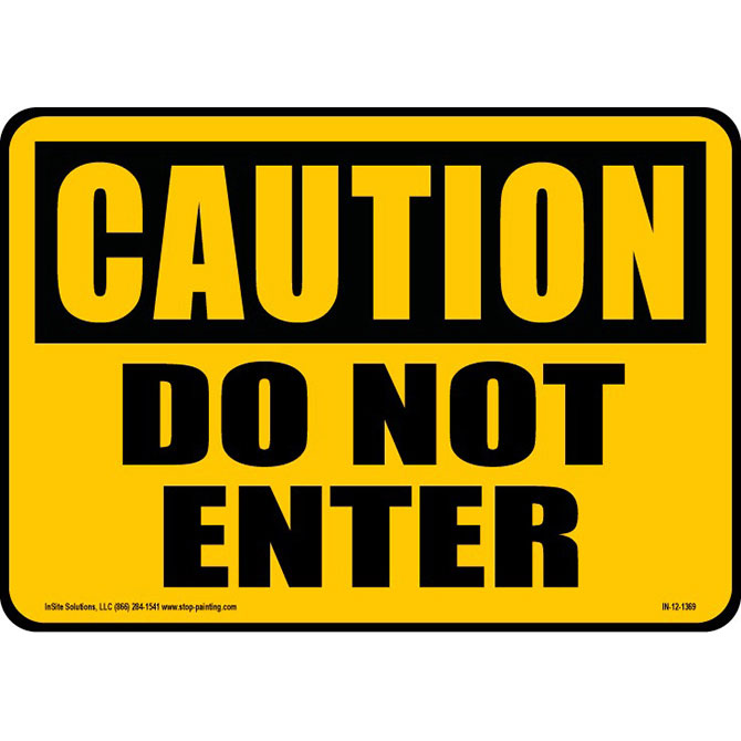 Caution Do Not Enter Sign - ClipArt Best - ClipArt Best