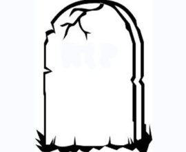 Tombstone Coloring Page – Coloring Pages For Kids And For Adults ...