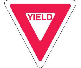 Stop/Yield Signs - Yield - Stop & Yield Signs - Traffic Signs ...
