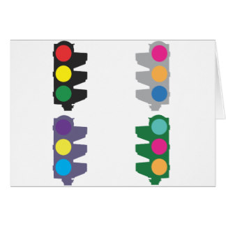 Traffic Light Greeting Cards | Zazzle - ClipArt Best - ClipArt Best