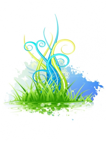 vector spring abstract background - Stock vector art graphics ...