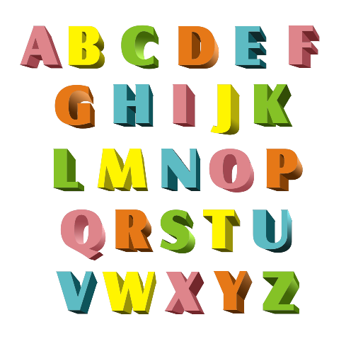 How to Draw Shadow Effect 3D Block Letters: 7 Steps - wikiHow - ClipArt ...