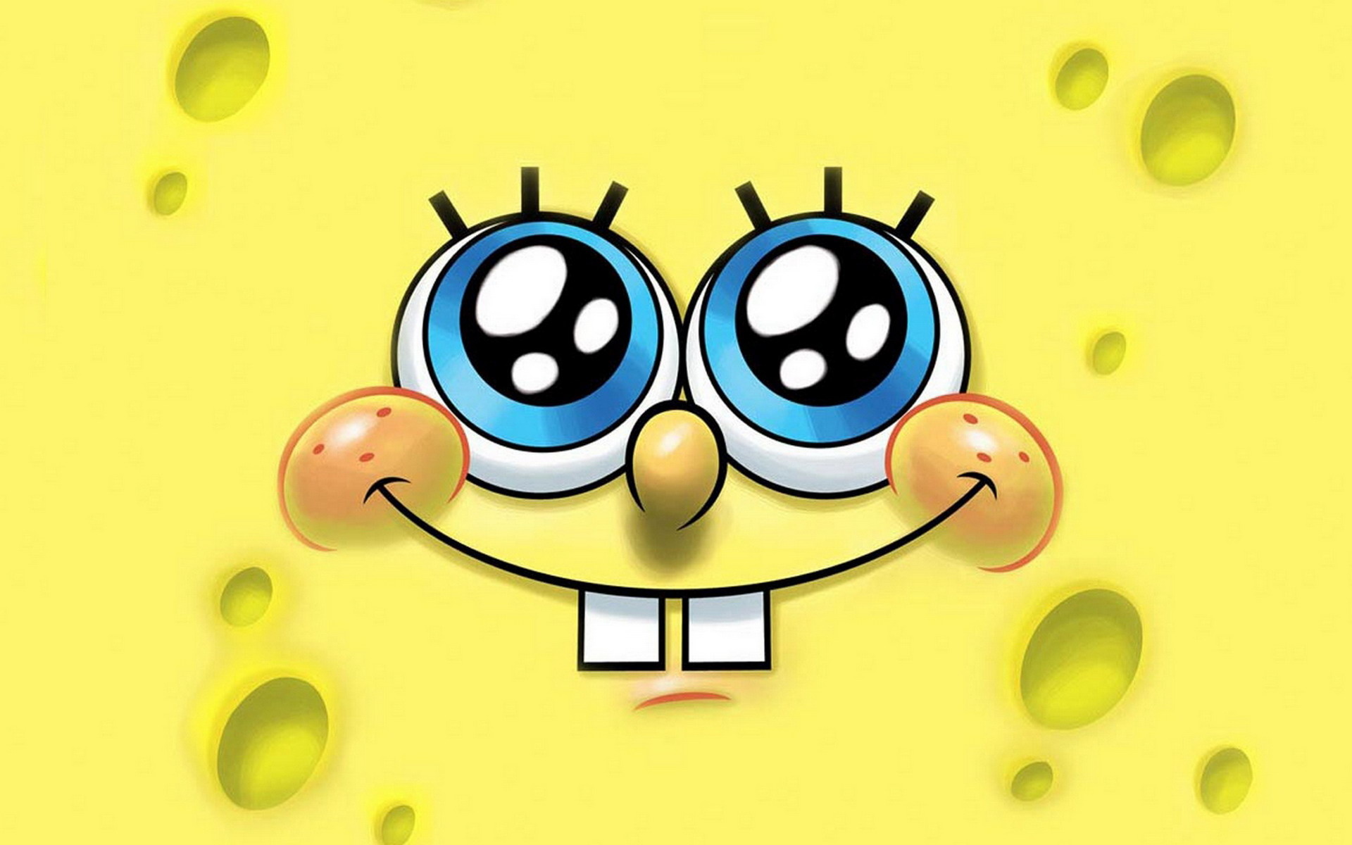 Download wallpaper sponge, bob, smile, to free desktop wallpaper ...