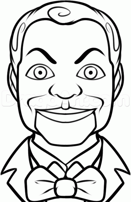 Slappy The Dummy Coloring Pages