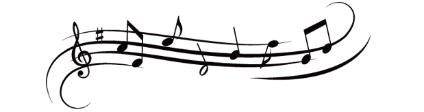 Clipart music staff