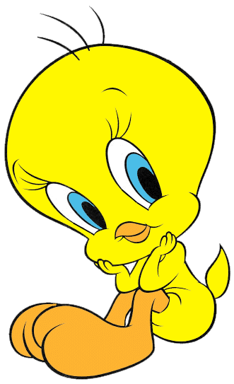 Tweety Bird Vector Black And White - ClipArt Best