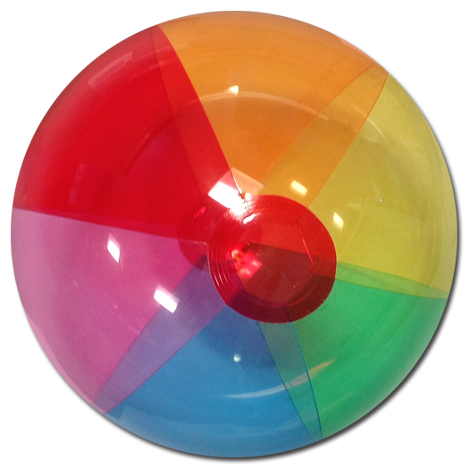 Rainbow ball clipart