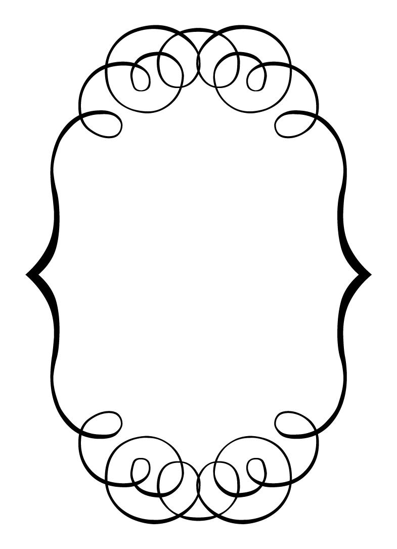 Black Invitation Borders - ClipArt Best