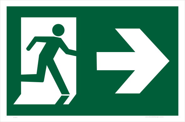 Emergency Exit Signs - Exit Arrows - National Safety Signs - ClipArt ...