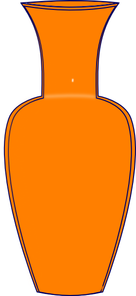 Orange Vase Clip Art - vector clip art online ... - ClipArt Best ...