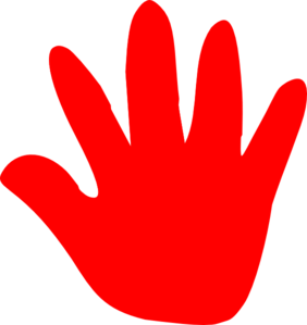 Red hand clipart - ClipArt Best - ClipArt Best