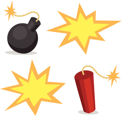 Bomb Fuse Exploding Cartoon Clip Art, Vector Images ... - ClipArt Best ...