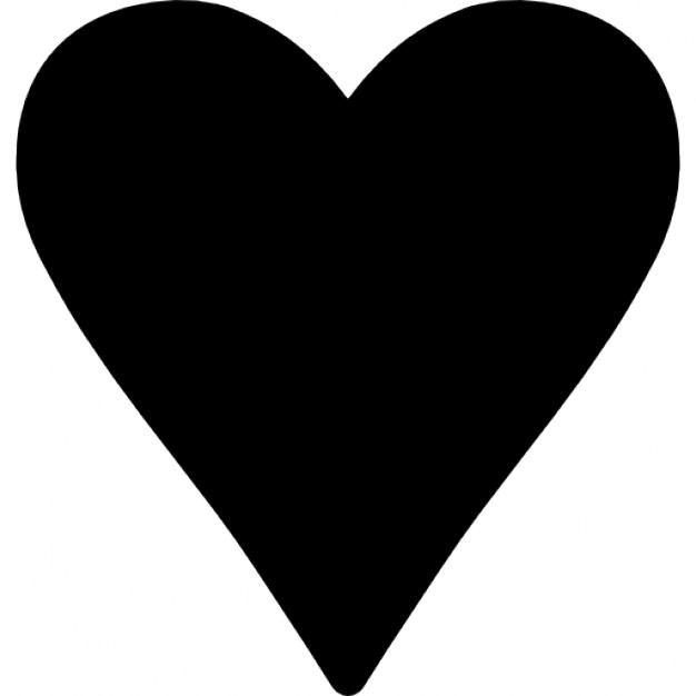 Black heart love symbol Icons | Free Download - ClipArt Best - ClipArt Best