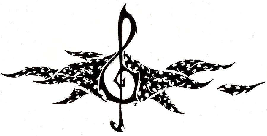 Tribal Clef by Urobored on DeviantArt - ClipArt Best - ClipArt Best