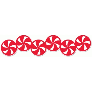 Peppermint Border Clipart