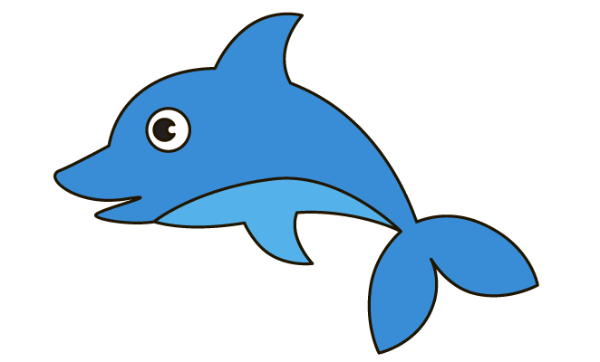 How to Draw a Dolphin in Cartoon Style | Easy Drawing Guides - ClipArt ...