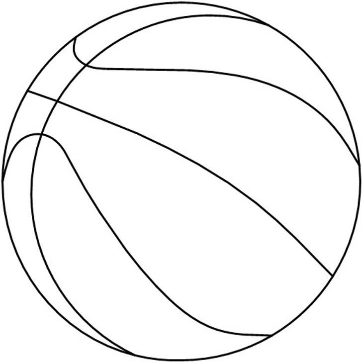 Basketball Line Clipart