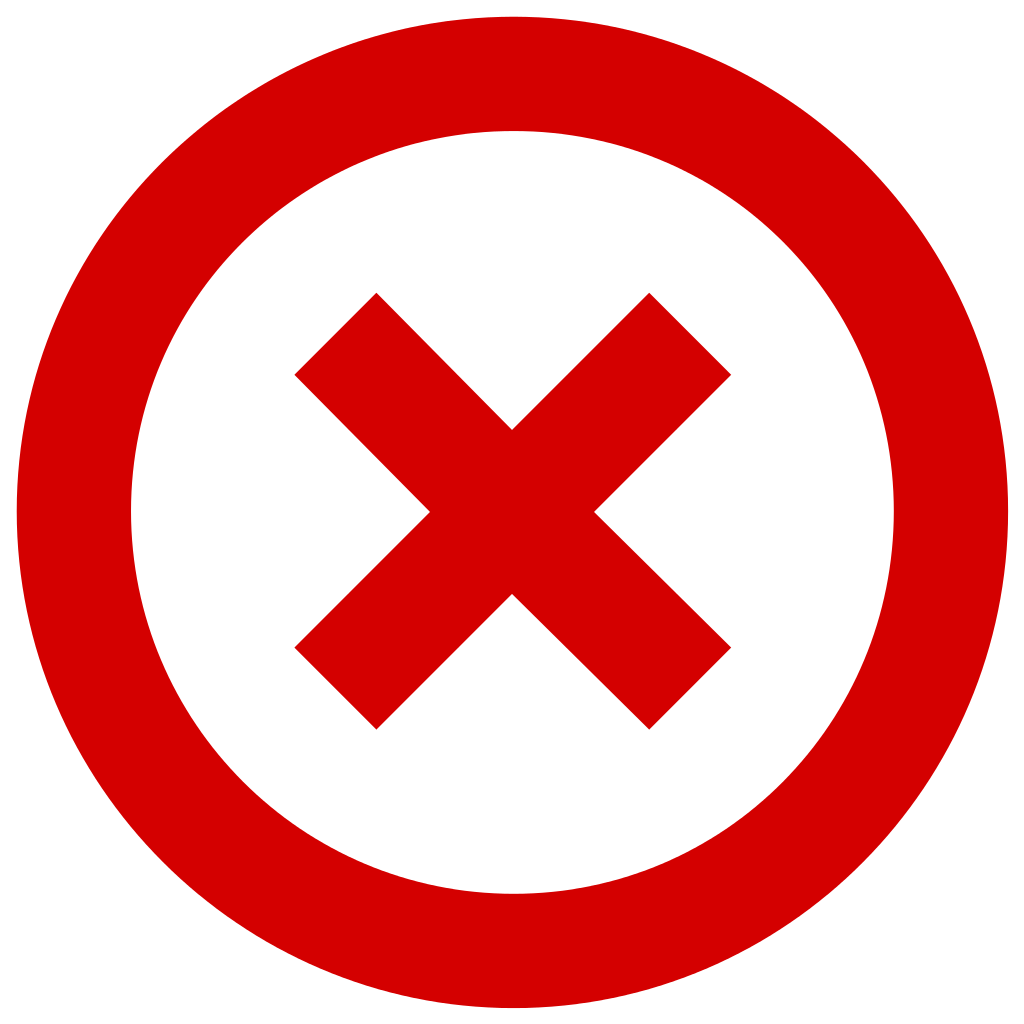 File:No Cross.svg - Wikipedia - ClipArt Best - ClipArt Best