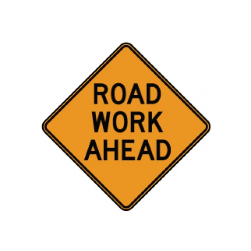 Traffic Road Work Ahead sign 33" - ClipArt Best - ClipArt Best