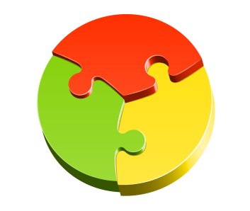 3 Puzzleteile - ClipArt Best