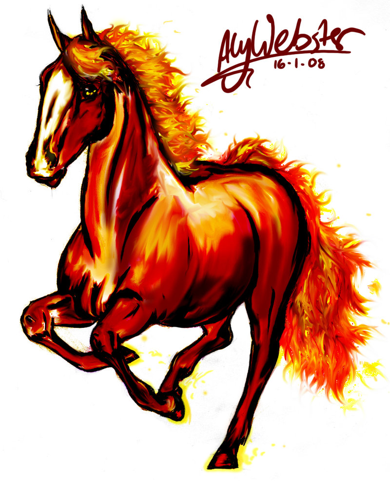 Fire Horse by horseartaddict on DeviantArt - ClipArt Best - ClipArt Best