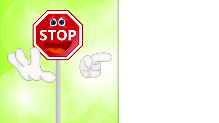 Stop Sign In Eye Stock Footage Video 504013 - Shutterstock - ClipArt ...