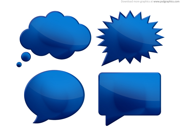 Speech/Message Bubbles – Free PSDs | YourSourceIsOpen. - ClipArt Best ...