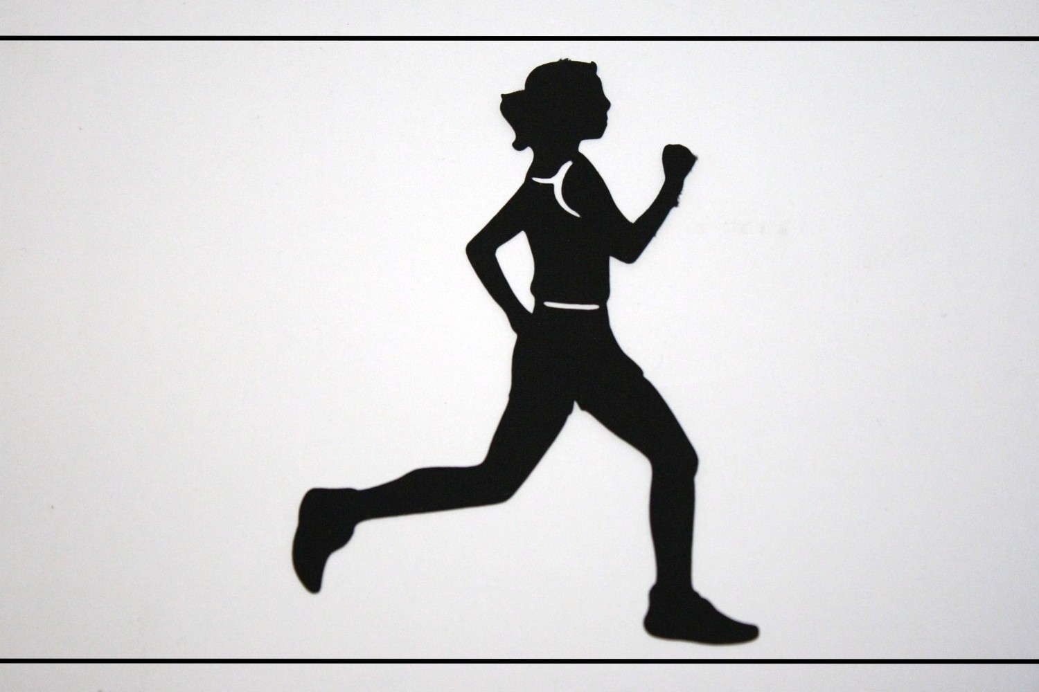 Team Runner Die Cut Silhouette - Male - Set of 2 - ClipArt Best ...