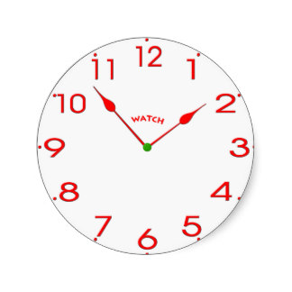 Clock Face Stickers and Sticker Designs - Zazzle UK - ClipArt Best ...