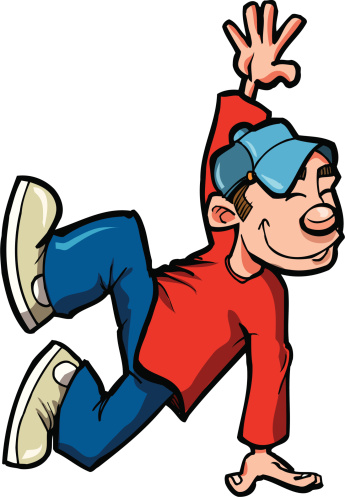 Break Dancing Cartoon Clip Art, Vector Images & Illustrations - ClipArt ...