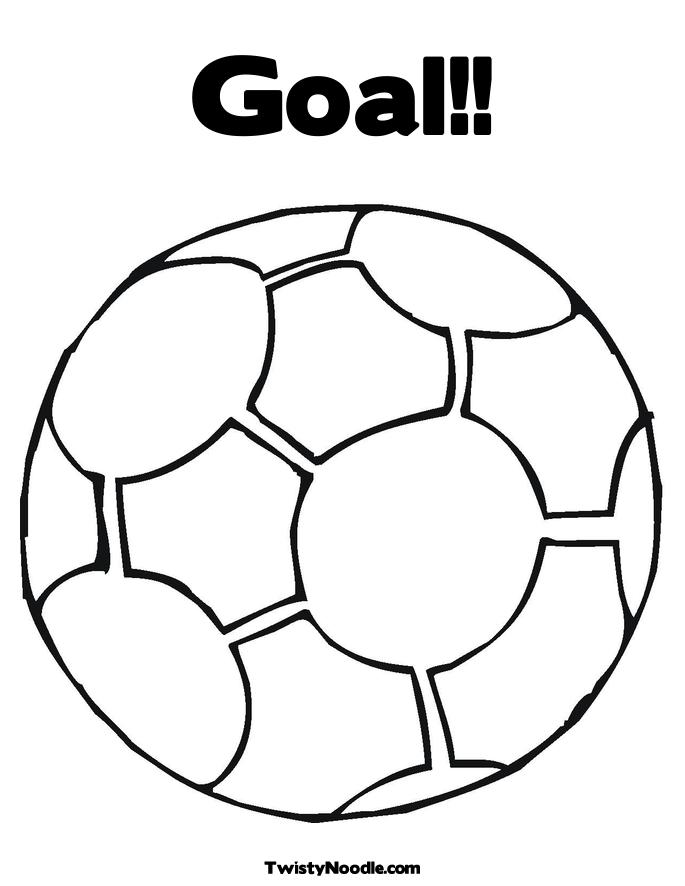 Soccer Goal Coloring Coloring Pages
