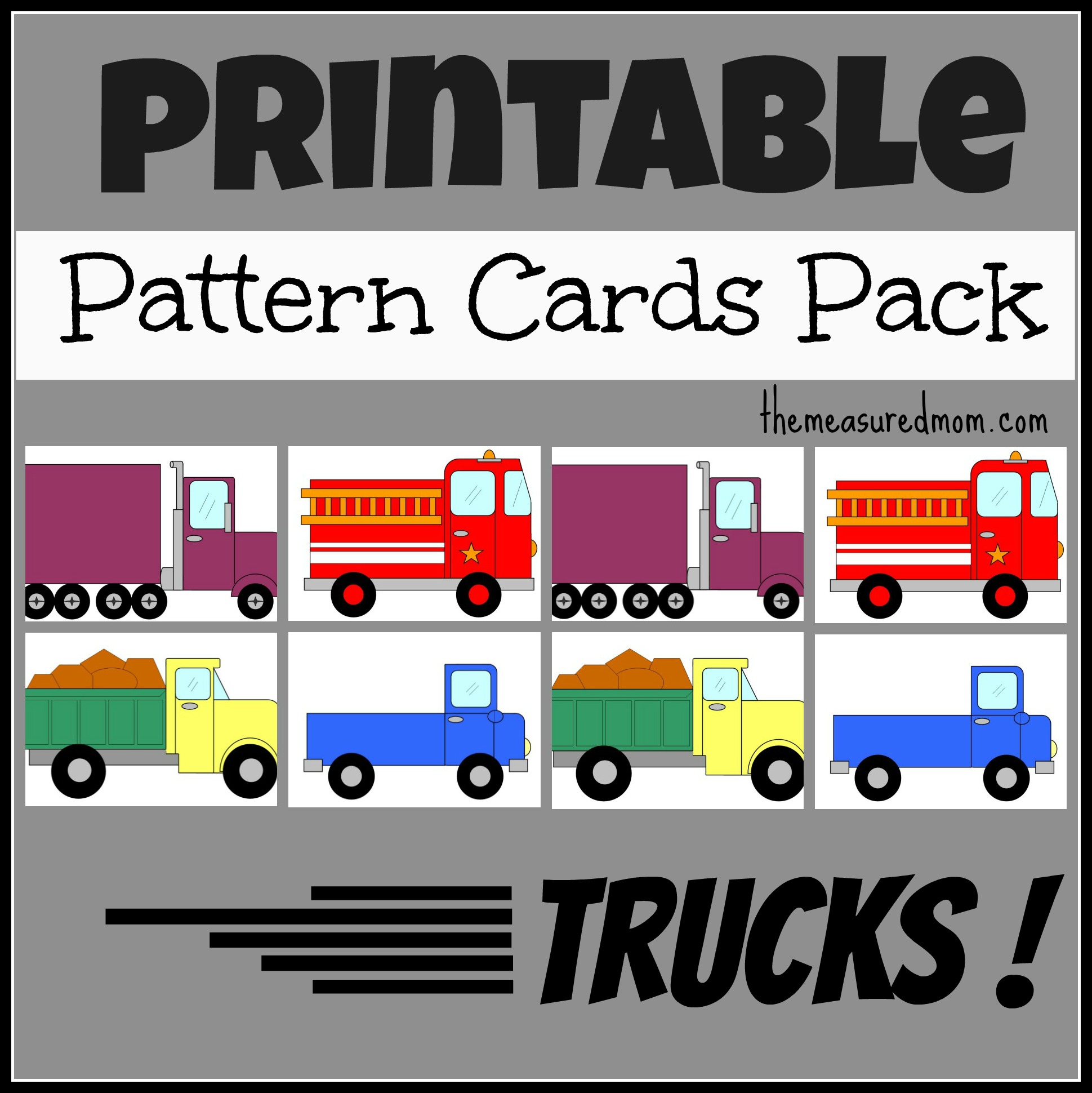 truck patterns - The Measured Mom - ClipArt Best - ClipArt Best