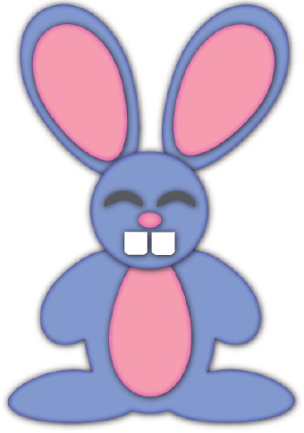 Blue Bunny Clip Art - ClipArt Best
