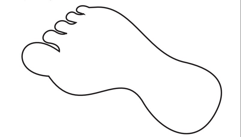 Free Printable Foot Pattern