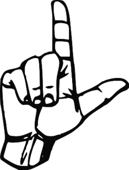 l-sign-language-hand-256x256.png - ClipArt Best - ClipArt Best