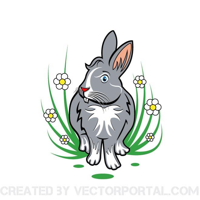 RABBIT VECTOR ILLUSTRATION - Download at Vectorportal - ClipArt Best ...