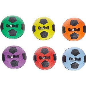 Sportime EcoBall Recycled Material Soccer Ball - Size 5 - Set of 6 ...