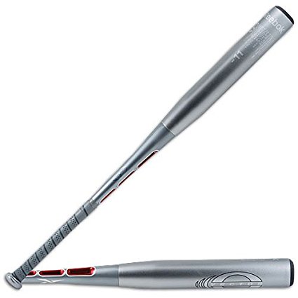 Amazon.com : Reebok Vector O (-11) Youth Baseball Bat (Silver, 32 ...