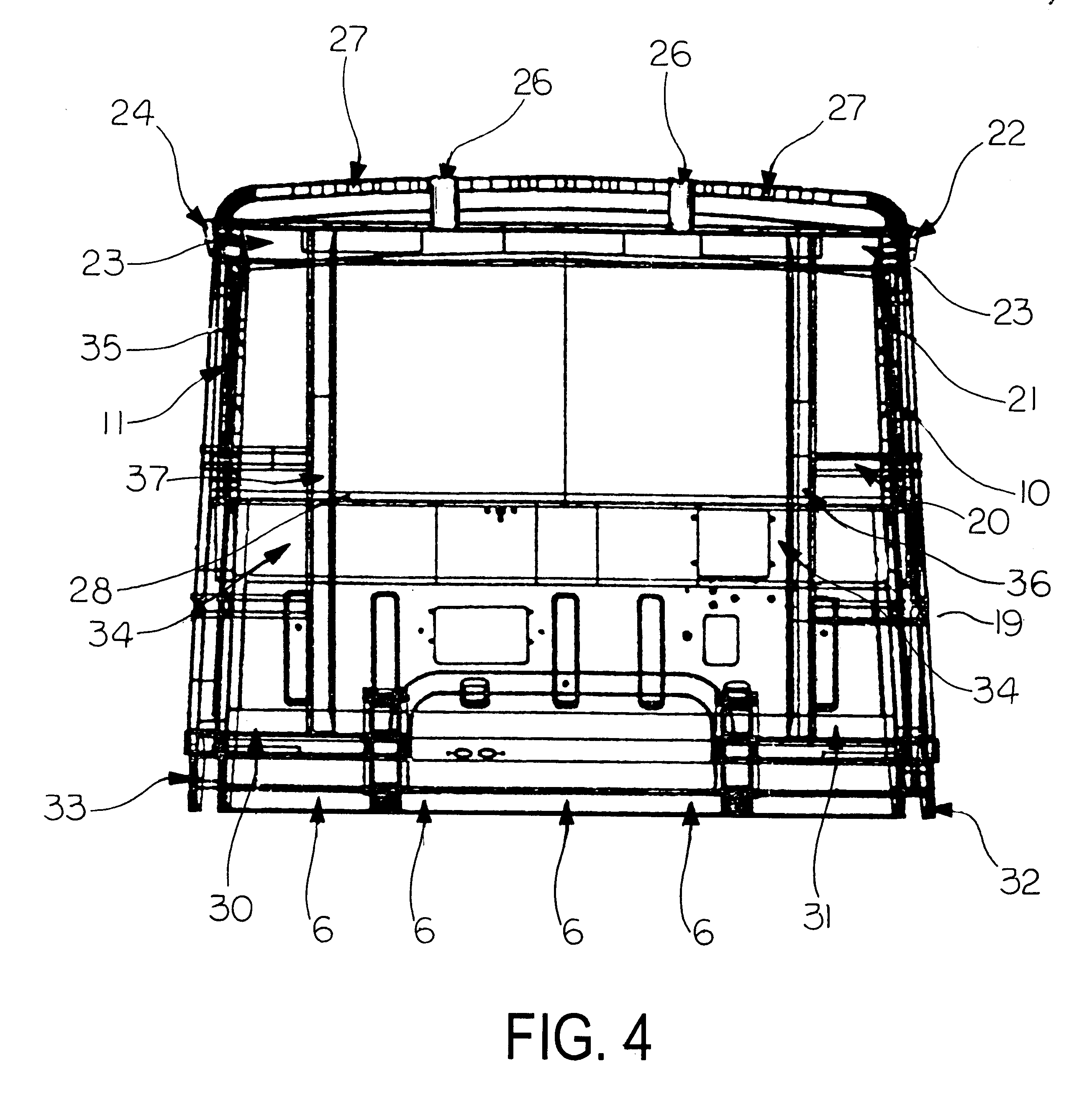 Patent US6260912 - Structure for a cabin of the cab-over-engine ...