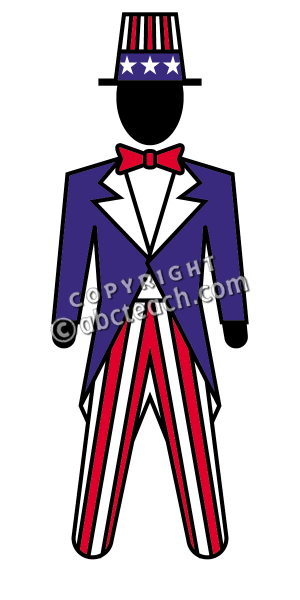 Uncle Sam Clipart Full Body