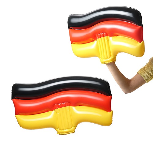Promotional Inflatable waving flag "Germany", black / red / yellow ...