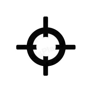 Sniper Aim Sticker Image - ClipArt Best